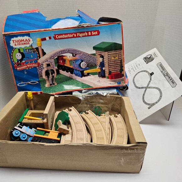 Learning Curve | Toys | Thomas Friends Conductors Shed Figure 8 Wooden ...